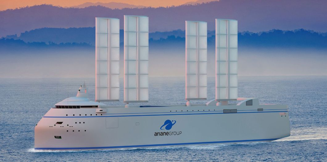 VPLP designs its first maritime transport ship using Oceanwings®