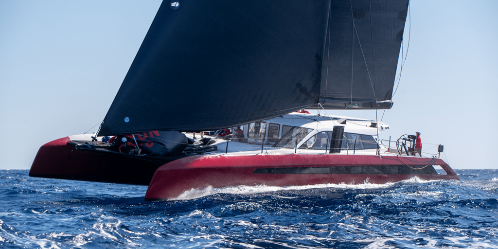 GUNBOAT 80, a conspicuous racing debut