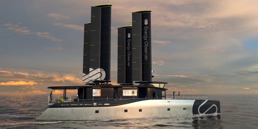 EO3, le futur navire laboratoire d'expédition d'Energy Observer - VPLP Design